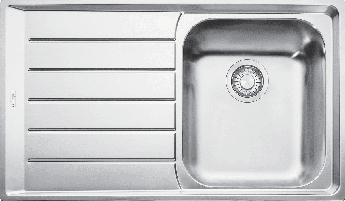 Franke Neptune Single Bowl Sink with Left Hand Drainer NEX611LHD