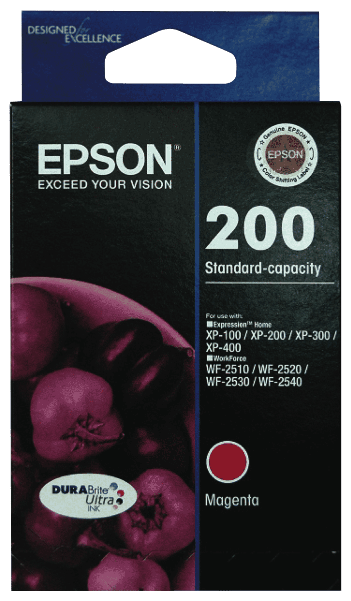 Epson 200 DURABrite Magenta Ink Cartridge T200392