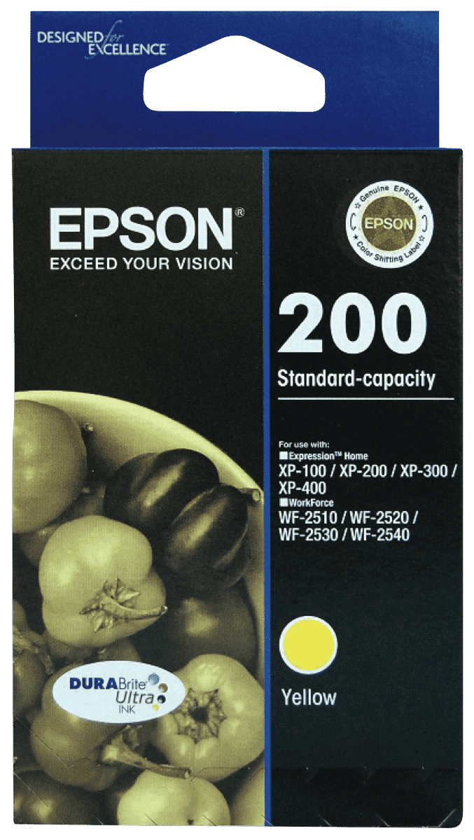 Epson 200 DURABrite Yellow Ink Cartridge T200492