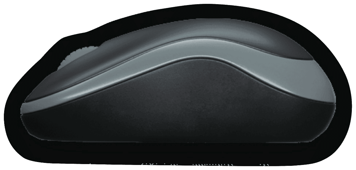 Logitech 910-002255 M185 Wireless Mouse (Grey) at The Good Guys