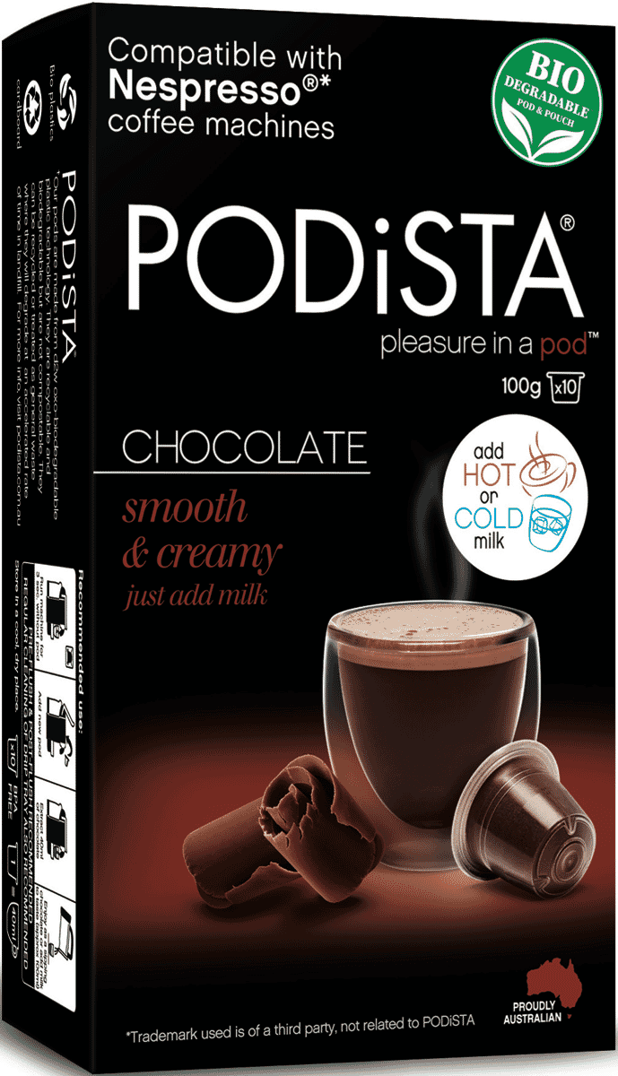 PODiSTA Hot Chocolate Pod 10pk 200035