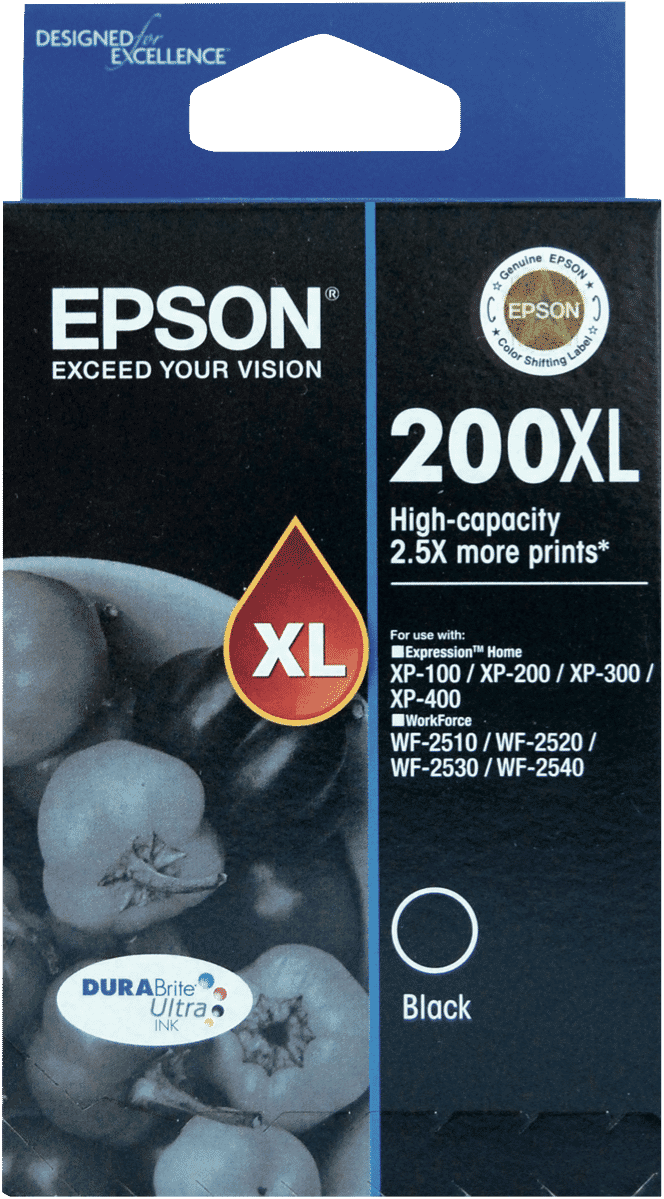 Epson 200 XL DURABrite Black Ink Cartridge T201192