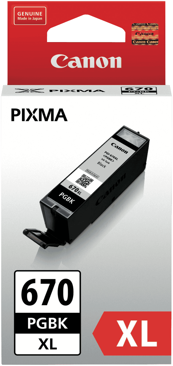 Canon PGI670XLBK Pigment Black Extra Large Ink Cartridge PGI670XLBK