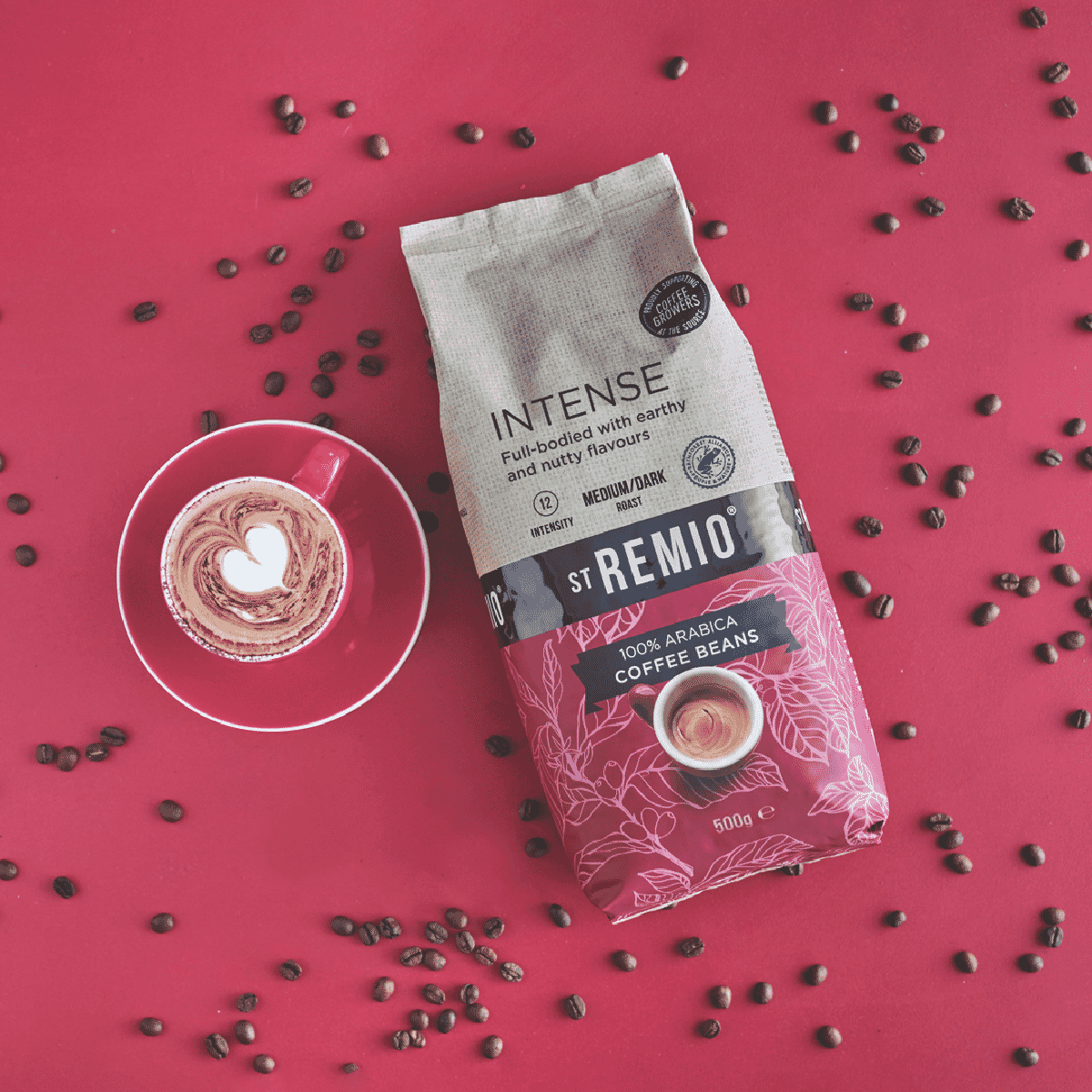 St Remio Intense Blend Beans 500g SRCBINT500G