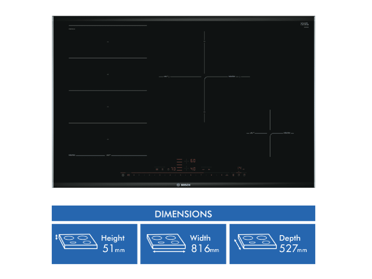 Bosch Series 8 80cm Induction Cooktop PXE875DC1E
