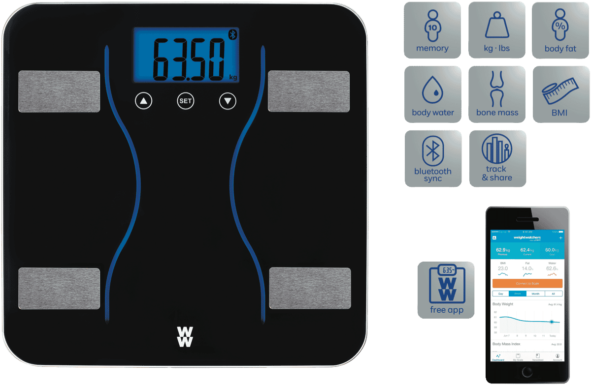 WW Body Analysis Bluetooth Diagnostic Scale WW310A