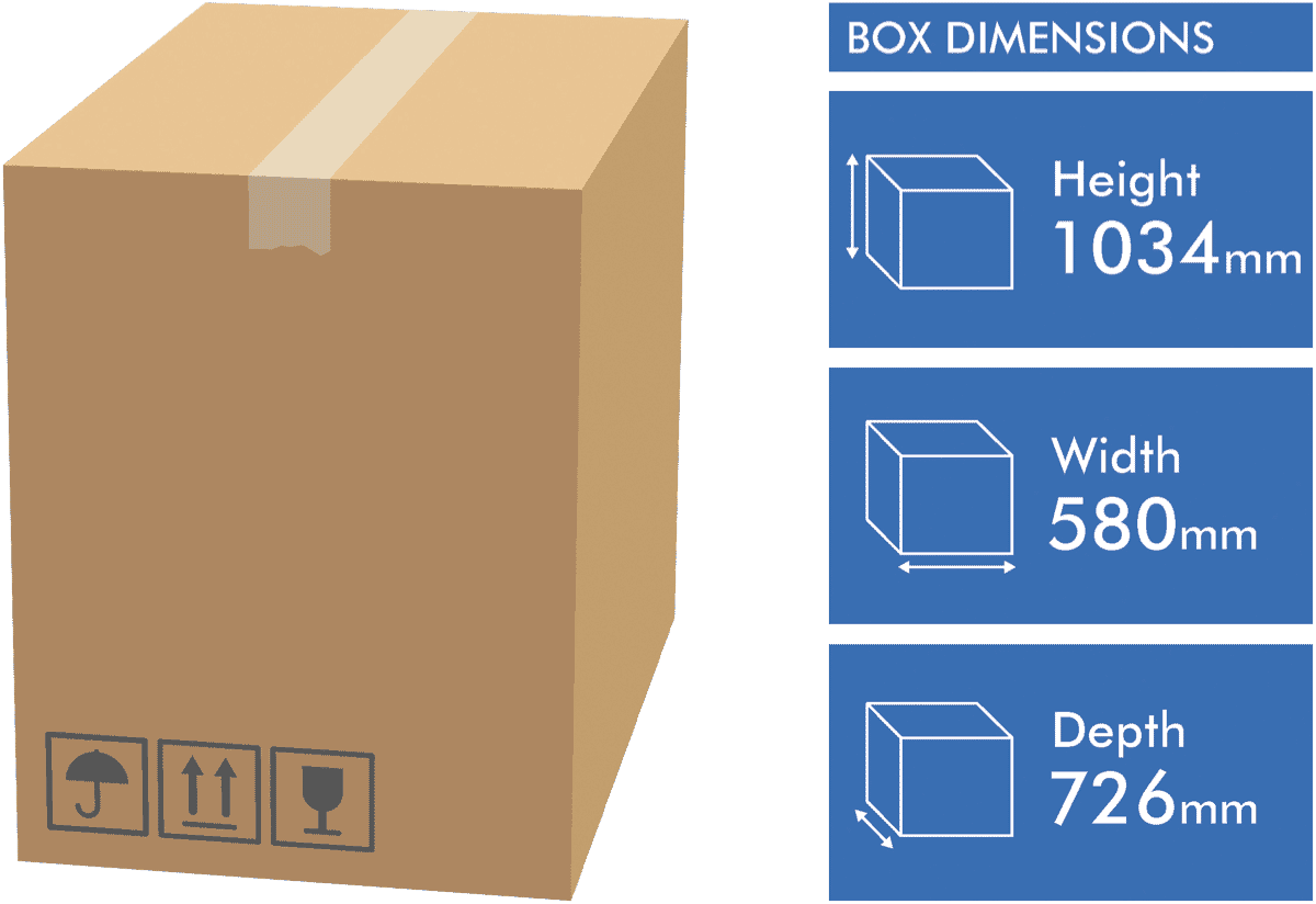 Chef 54cm Electric Upright Cooker CFE535WB