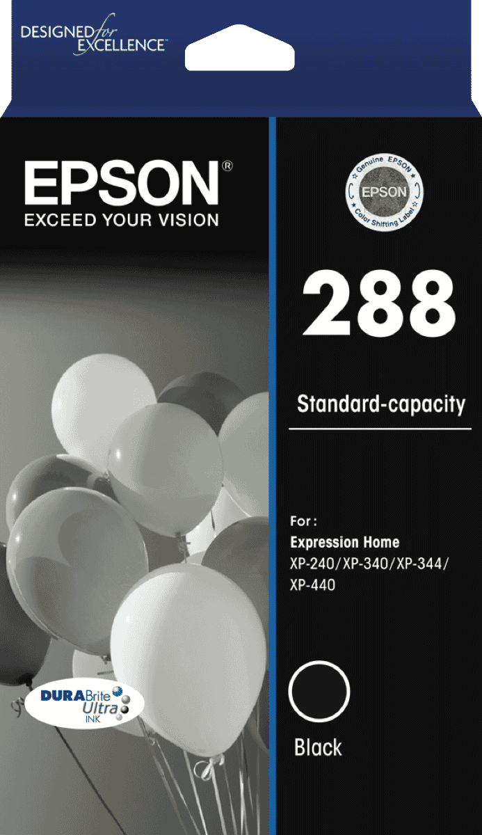 Epson 288 DURABrite Ultra Black Ink Cartridge T305192