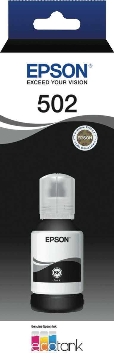 Epson T502 EcoTank Black Ink Bottle T03K192