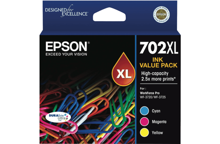 Epson 702XL 3 Colour DURABrite Ink Pack T345592 Epson 702XL 3 Colour DURABrite Ink Pack T345592