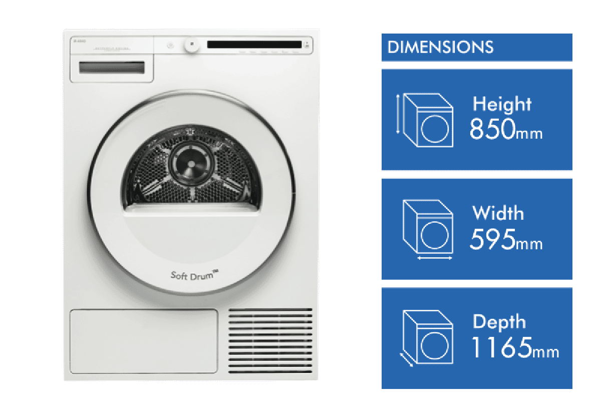 ASKO T208C 8kg Classic Condenser Dryer at The Good Guys
