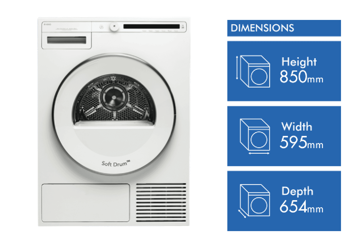 ASKO 8kg Classic Condenser Dryer T208C