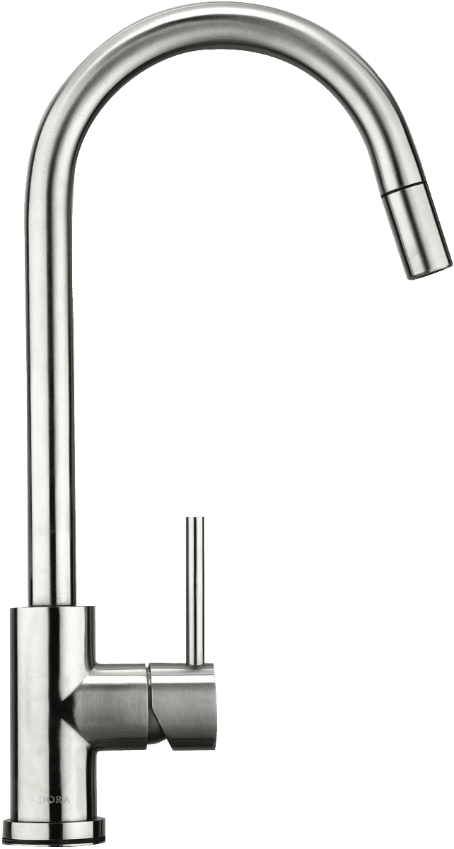 Hafele Stainless Steel Gooseneck Mixer Tap with pull out nozzle 569.41.030