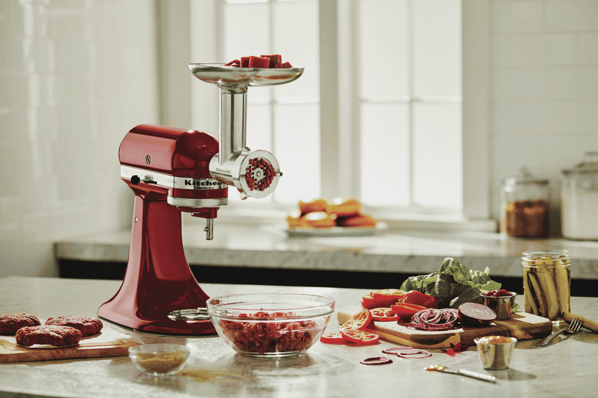 KitchenAid Metal Food Grinder Attachment 5KSMMGAA