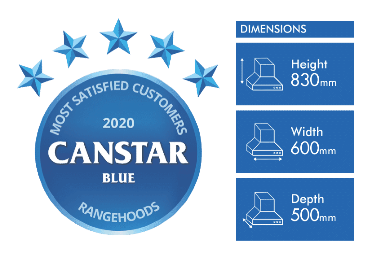 Bosch Series 2 Wall-Mounted Canopy Rangehood DWB65BC50A