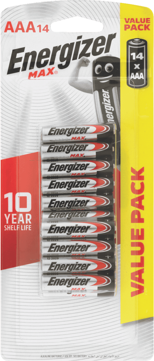 Energizer Max AAA 14 pack E301040300