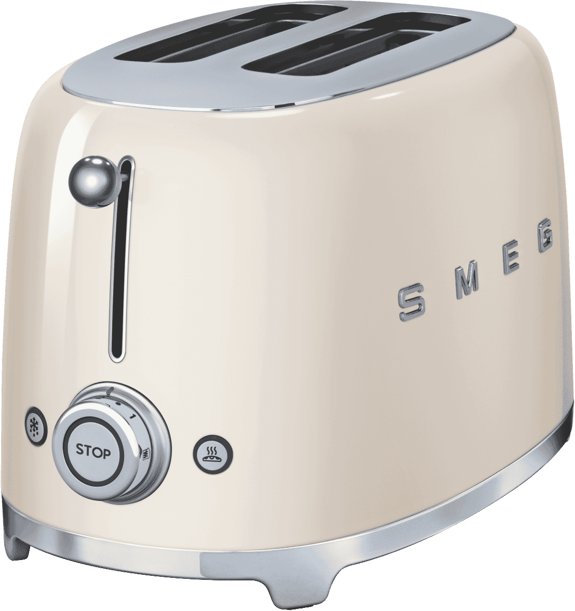 Smeg 50's Style 2 Slice Toaster Cream TSF01CRAU