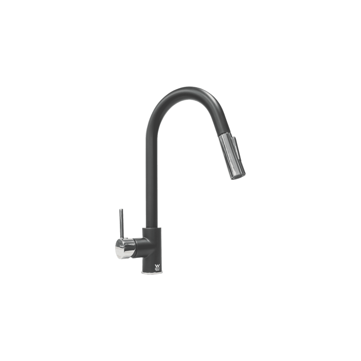 Hafele Black Chrome Mixer Tap 566.69.351