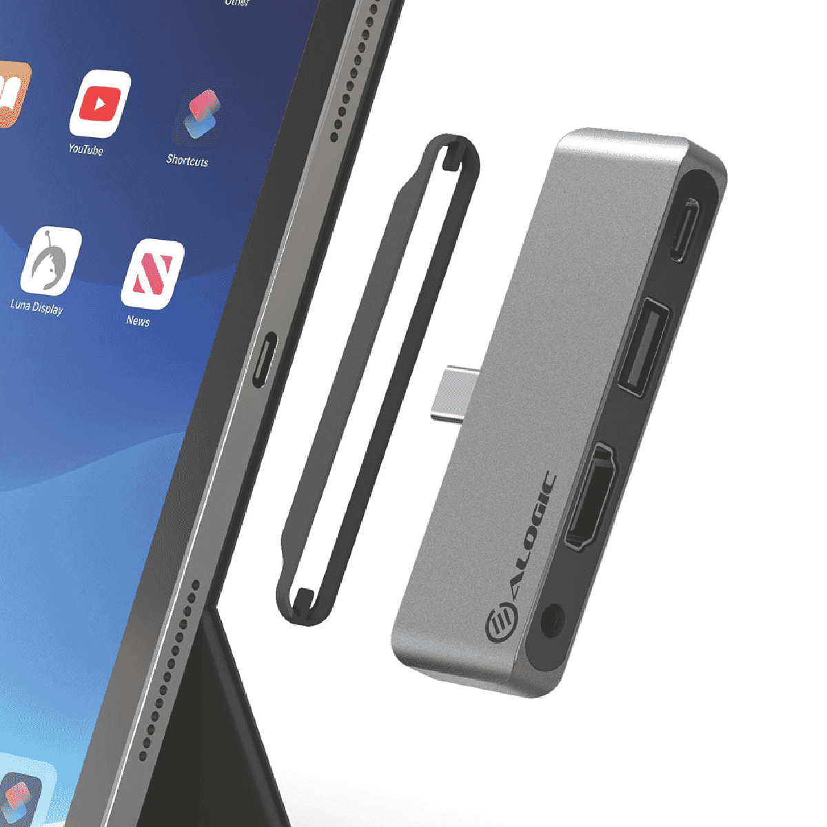 Alogic UCANCHD 4-in-1 USB-C Anchor Multi Port Hub at The Good Guys
