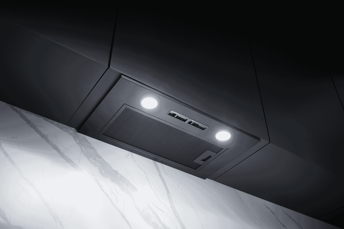Omega 52cm Undermount Rangehood Matte Black ORU52MB