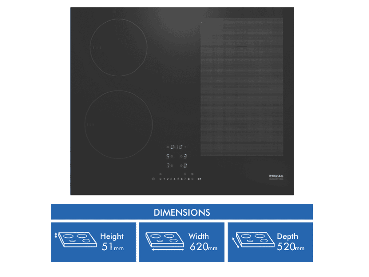 Miele 62cm Induction Cooktop KM 7464 FL