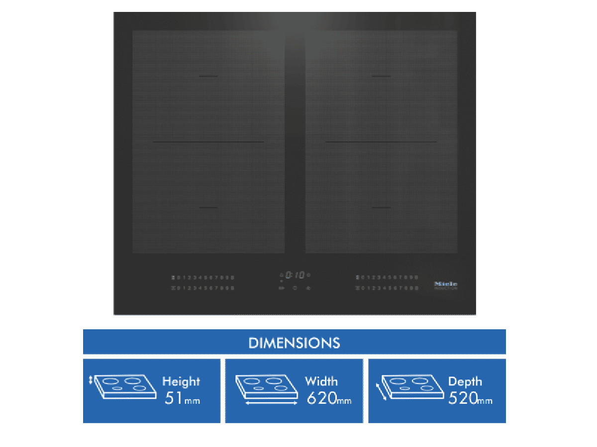 Miele 62cm Induction Cooktop KM 7564 FL