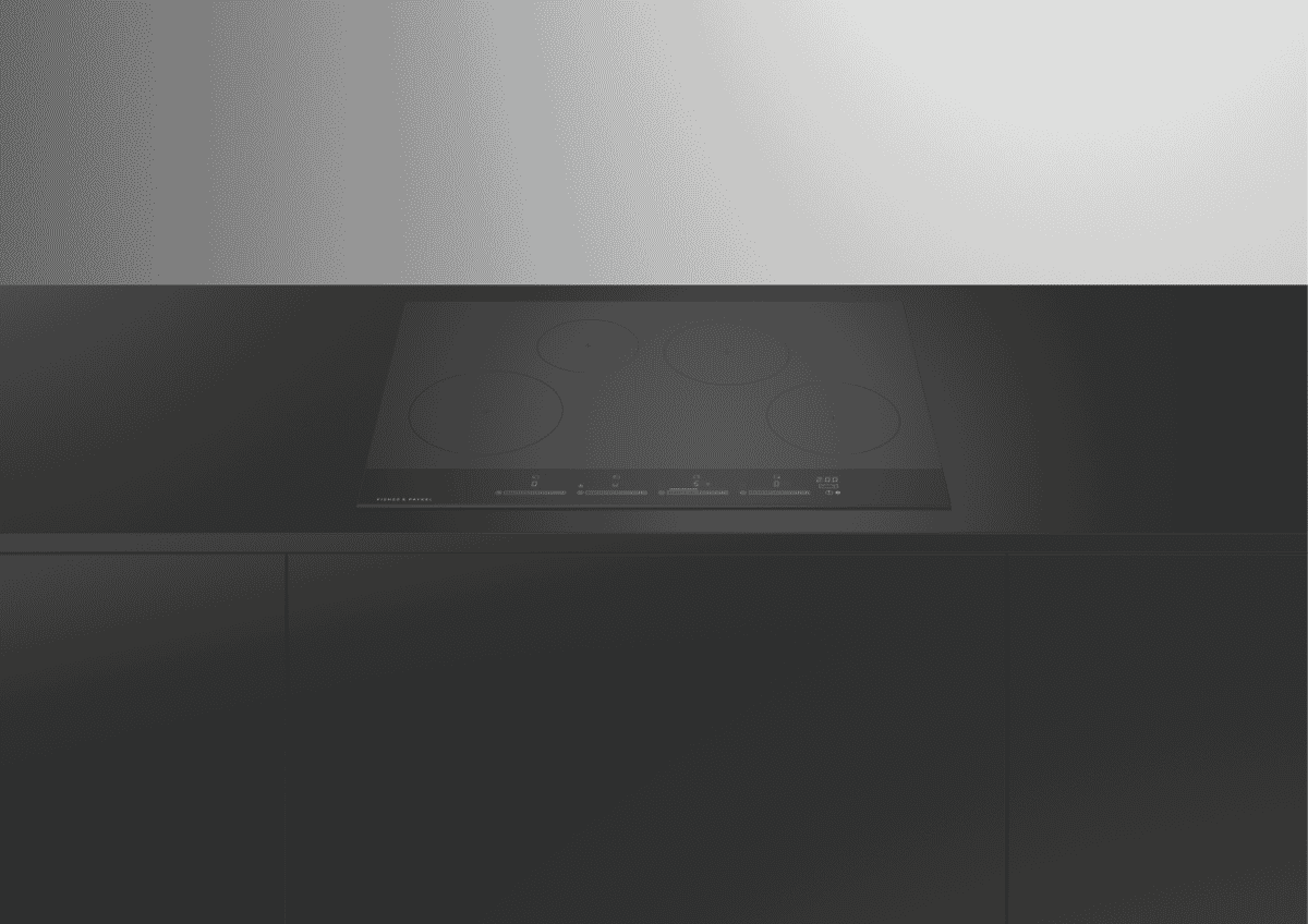 Fisher & Paykel 75cm Induction Cooktop - Black Glass CI764DTB4