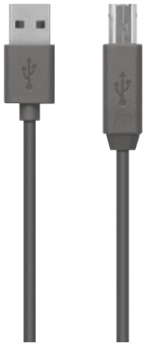 Belkin 1.8M Premium USB-A to USB-B Printer Cable F3U154BT18M