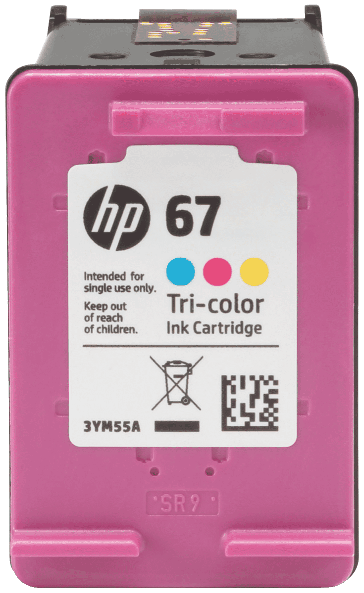 HP 67 Tri-color Original Ink Cartridge 3YM55A