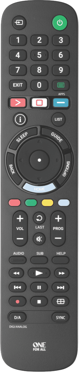 One For All UE-URC4912 Sony Replacement Remote at The Good Guys