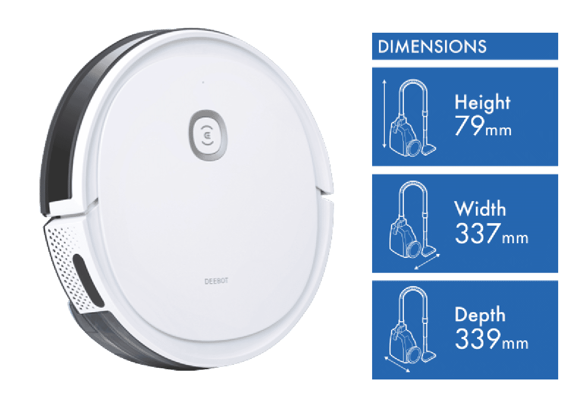 Ecovacs DEEBOT U2 Robotic Vacuum DEEBOT-U2