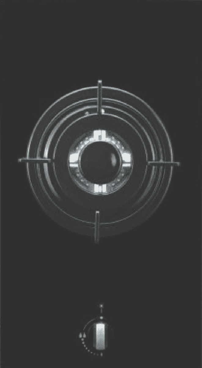 ARTUSI 30cm Gas Cooktop Black Glass CAGH31B