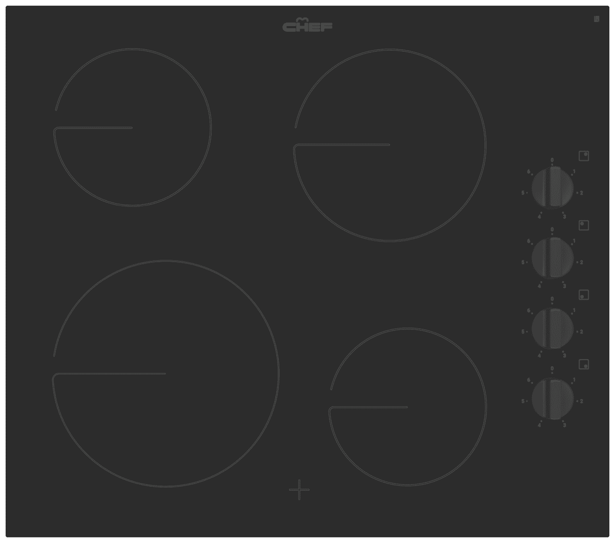 Chef CHC642BB 60cm Ceramic Cooktop at The Good Guys