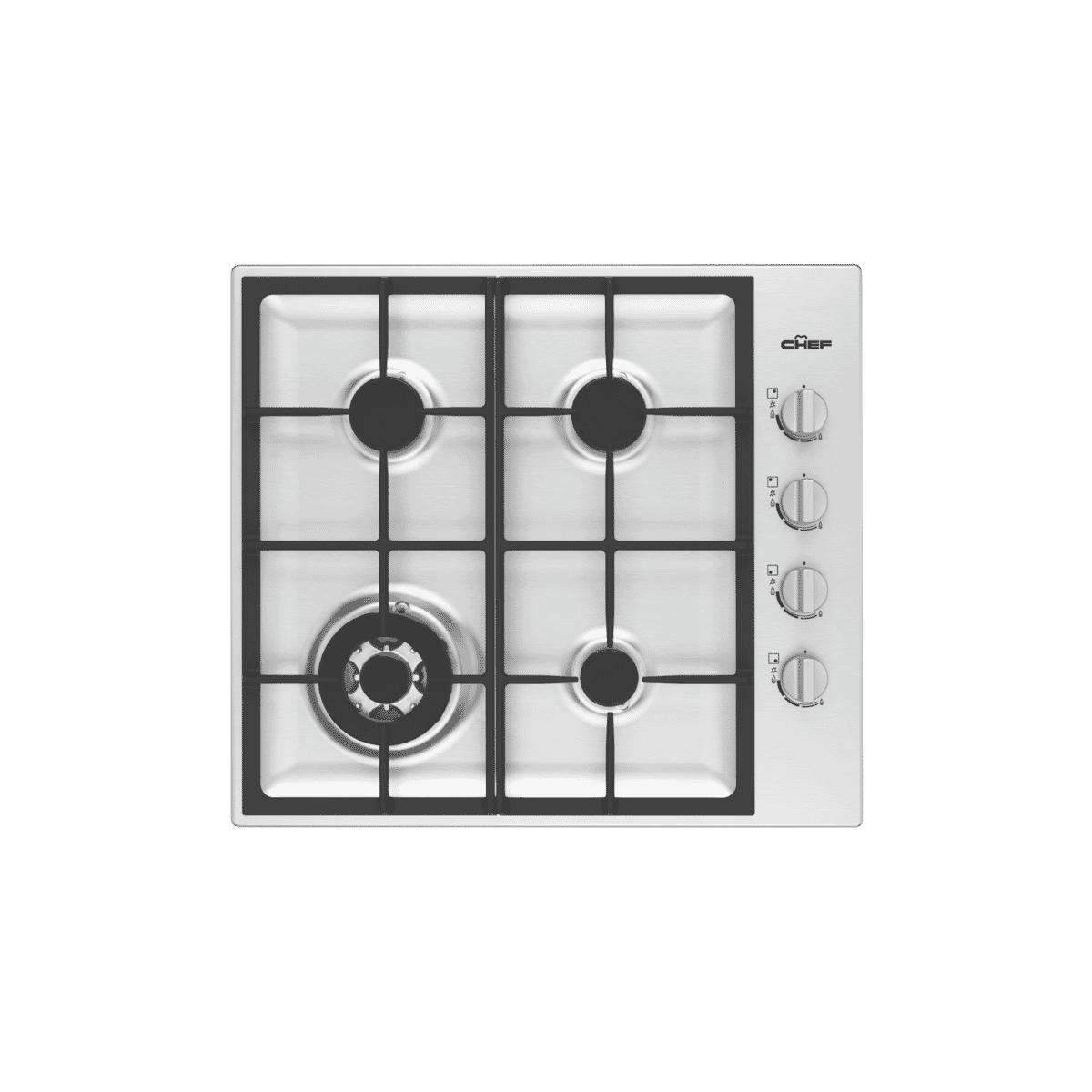 Chef 60cm Gas Cooktop Stainless Steel CHG644SC