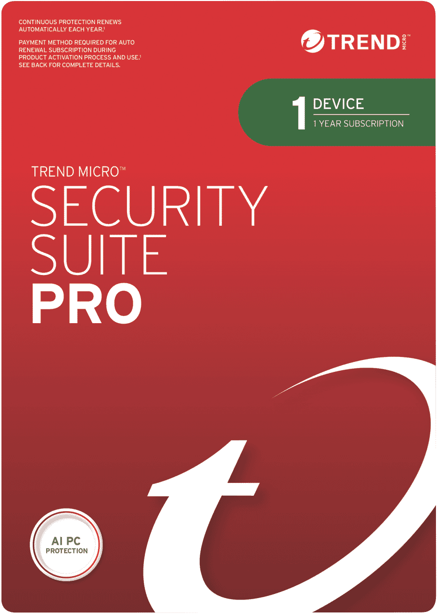 Trend Micro Device Security Pro 1 Device 1 Year (Digital Download ...