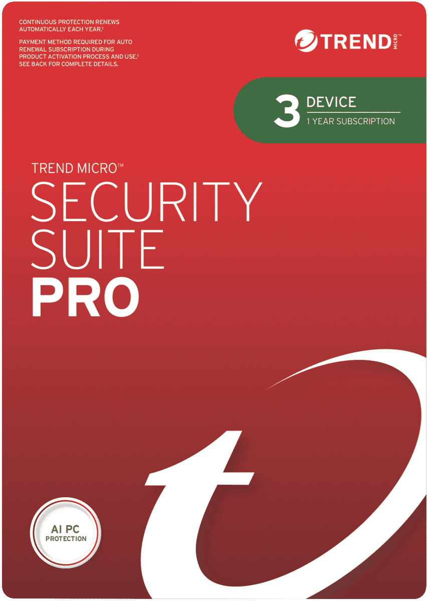 Trend Micro Device Security Pro 3 Device 1 Year AUTMALL005