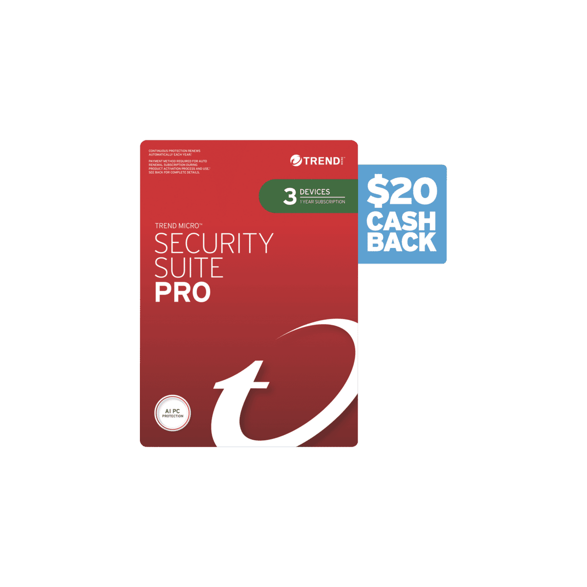 Trend Micro Device Security Pro 3 Device 1 Year AUTMALL005