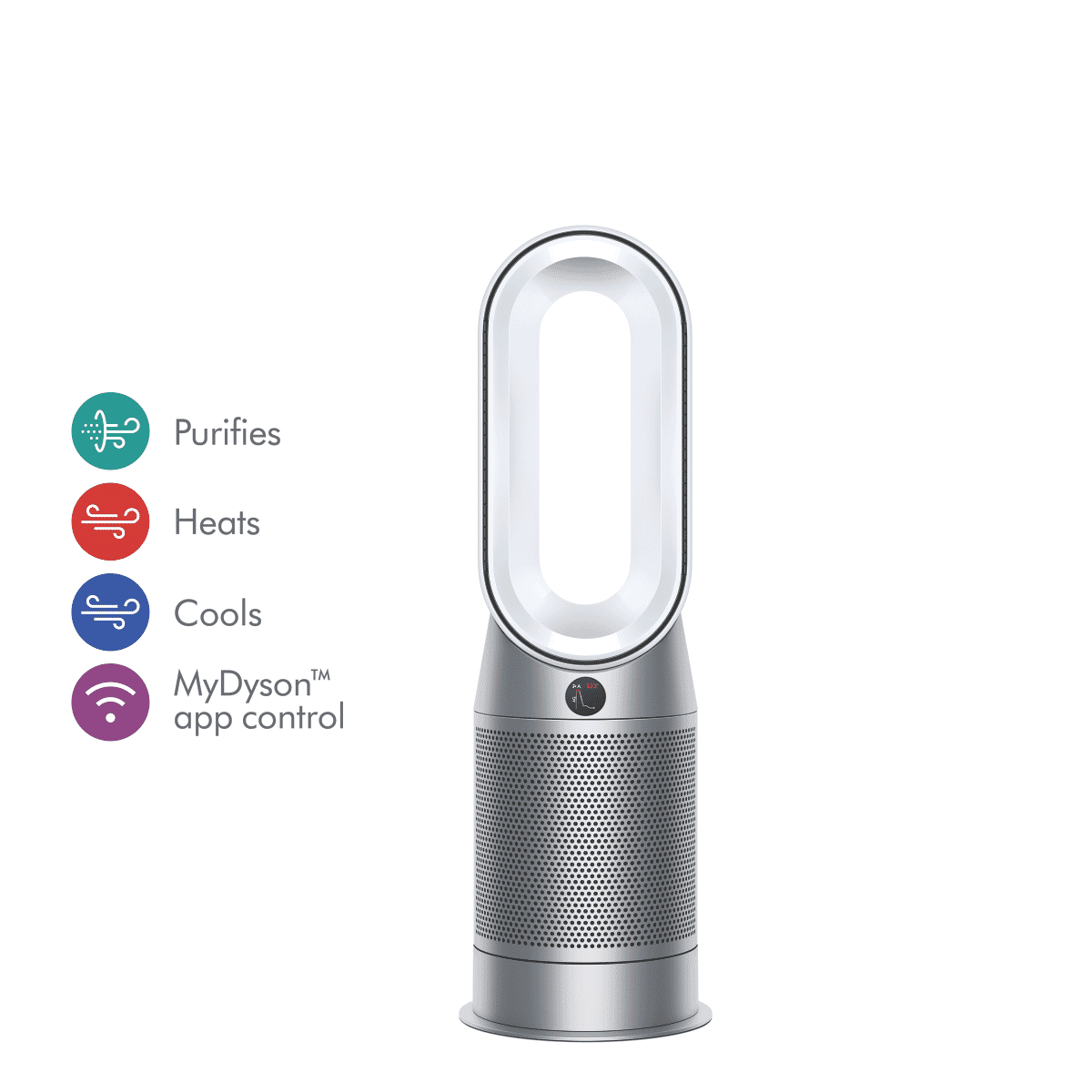 Dyson HP07 Purifier Hot+Cool Purifying Fan Heater - White/Silver 368801-01