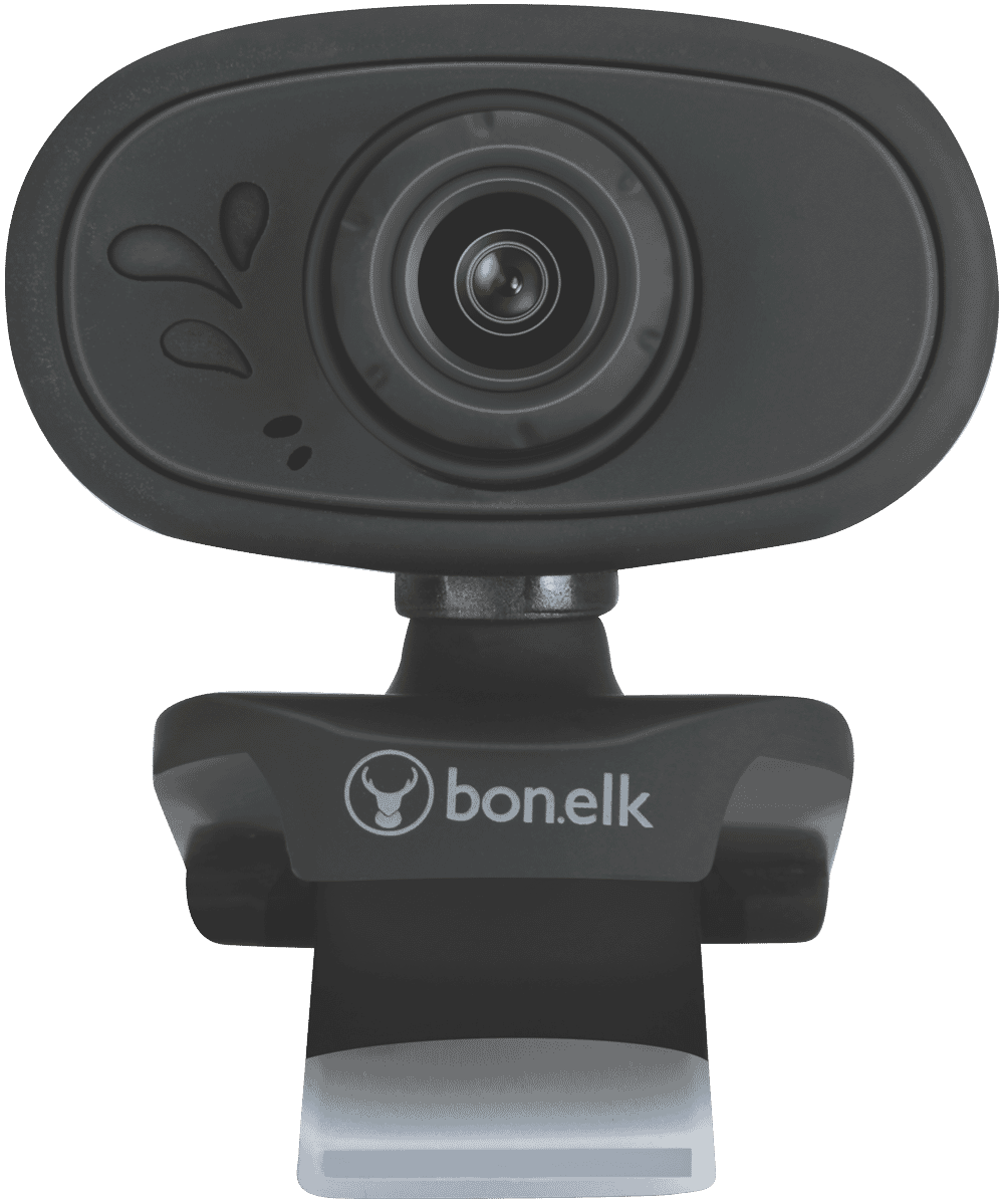 Bonelk ELK-63021-R USB Webcam, Clip On, 720p (Black) at The Good Guys