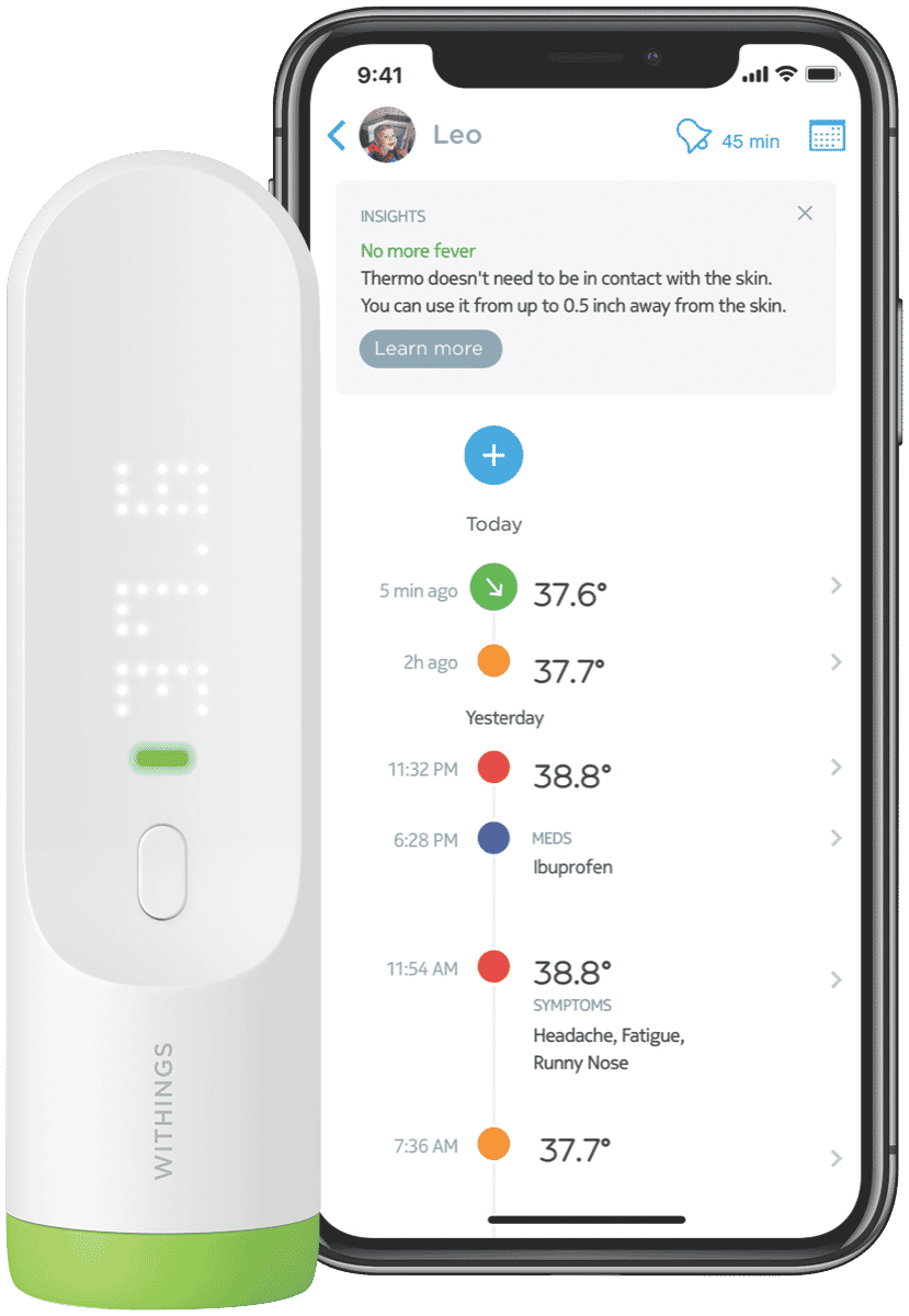 Withings Thermo Smart Temporal Thermometer SCT01-N-AU
