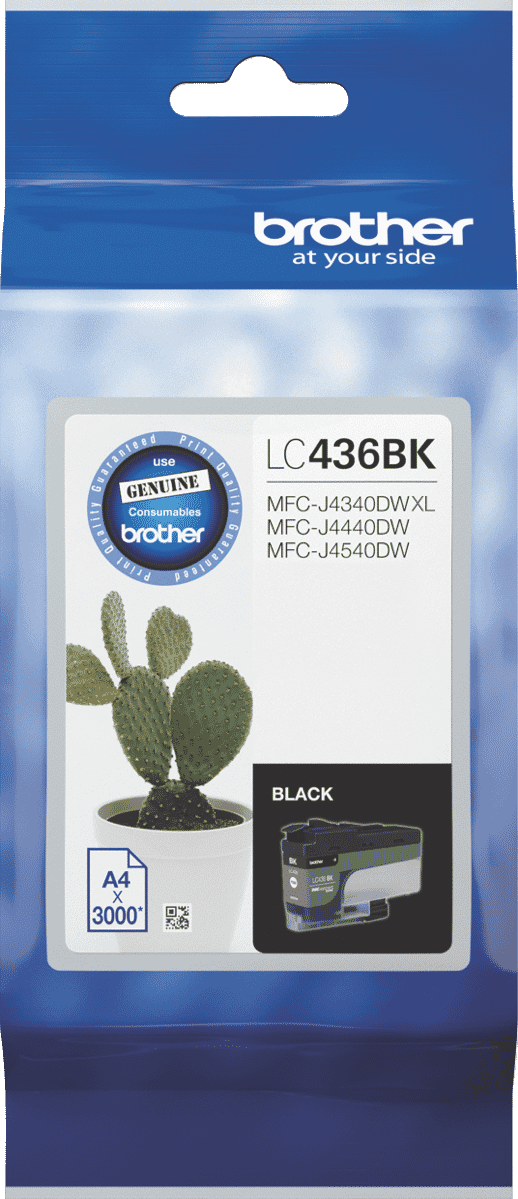 Brother LC436 Black Ink Cartridge LC436BK
