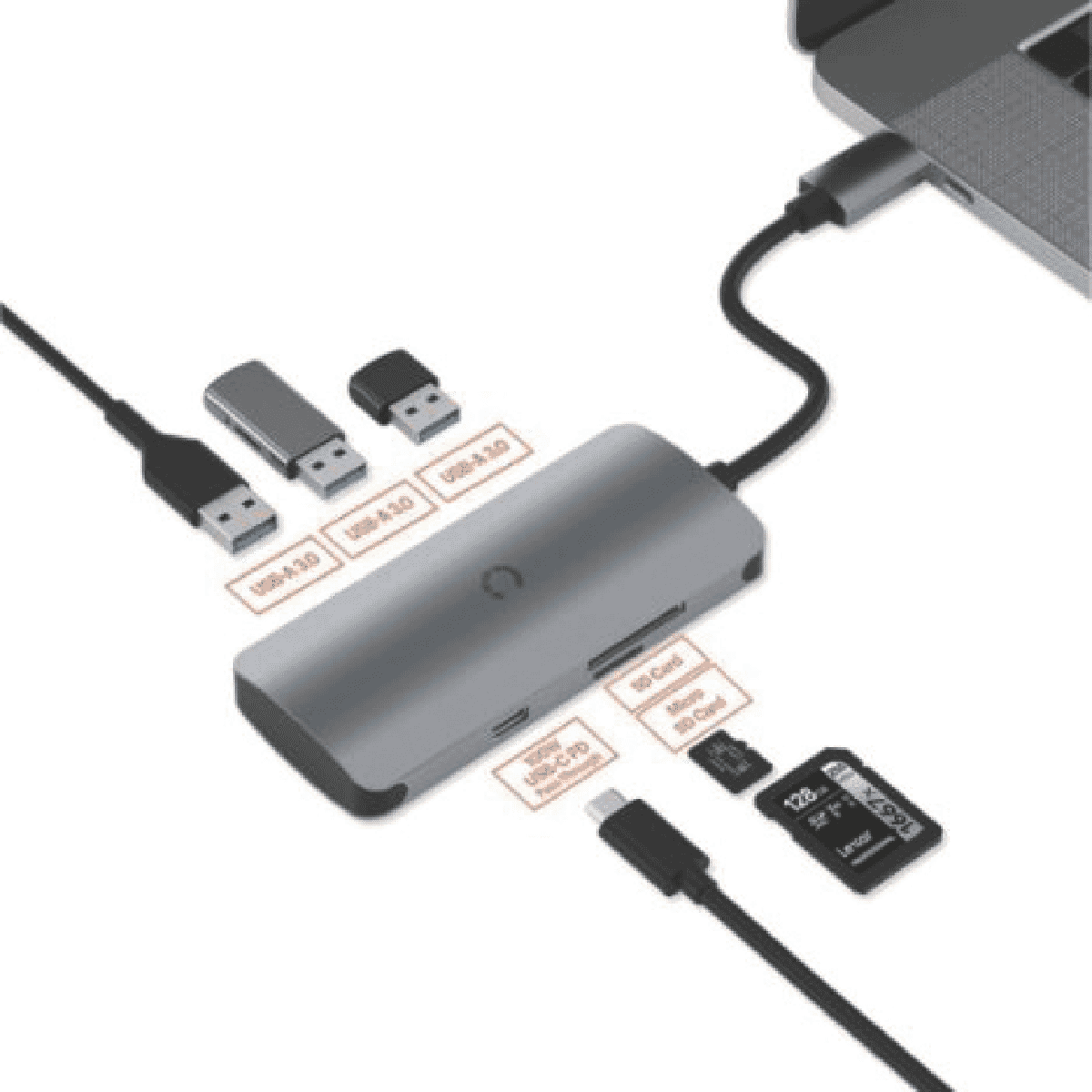 Cygnett Unite SlimMate USB-C Hub CY3316HUBC3