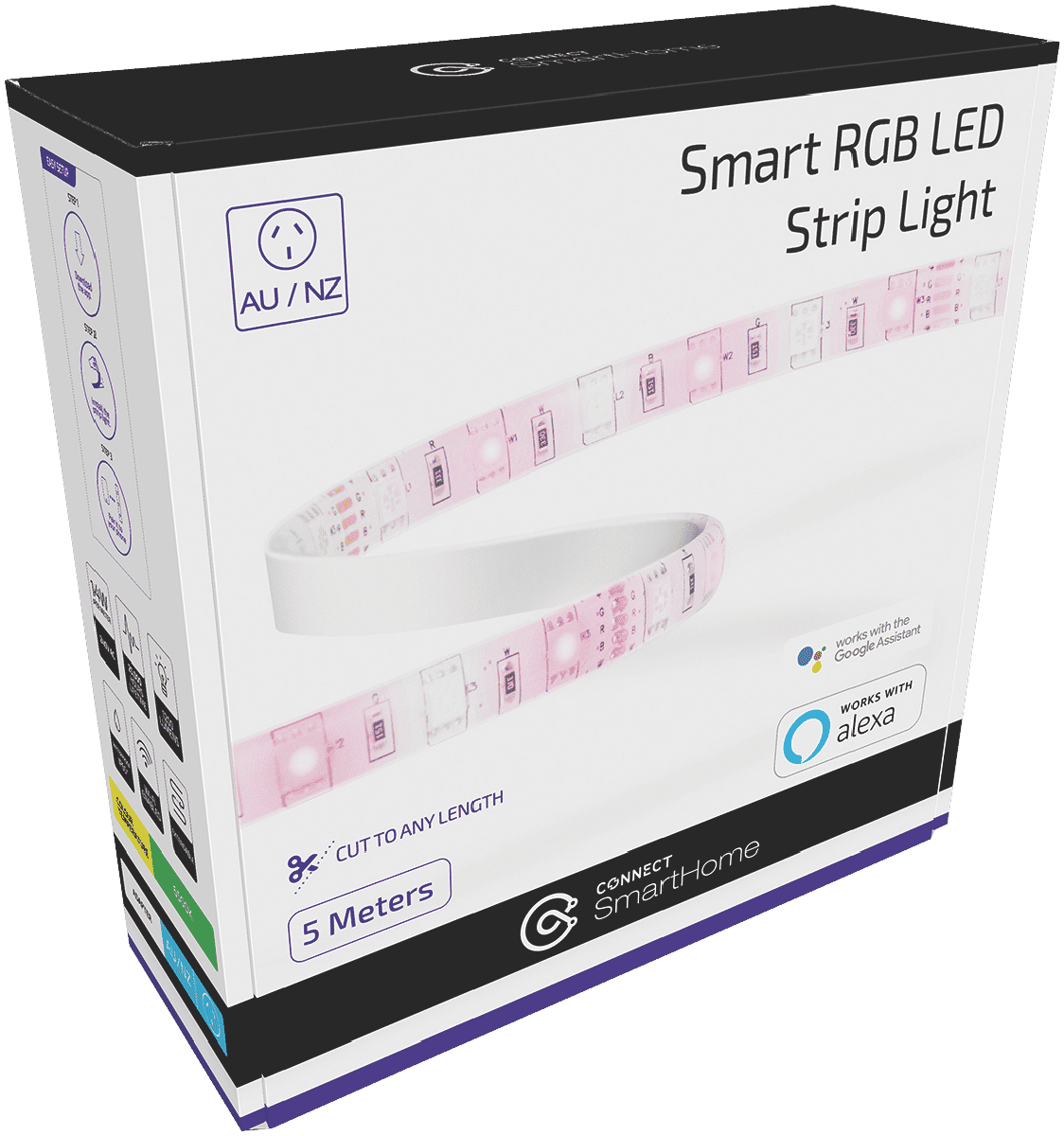 Connect SmartHome Multi-Colour Smart LED Strip Light (5M) CSH-STP5LED