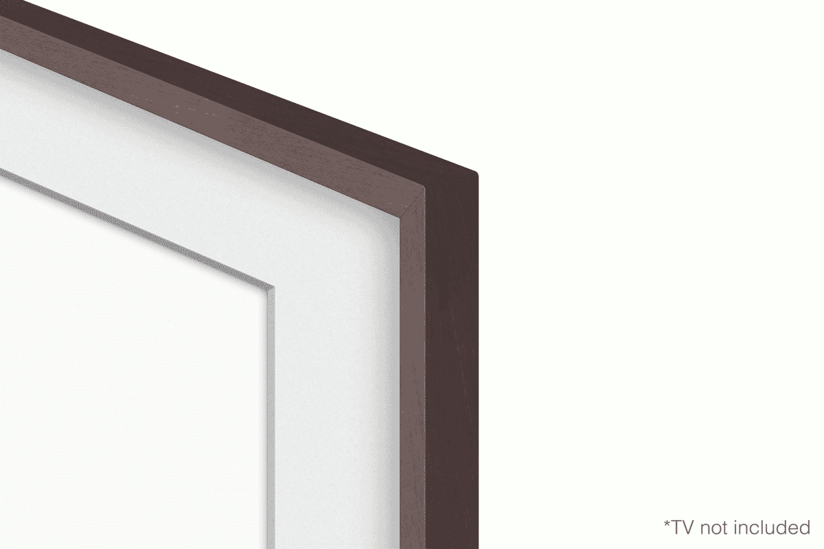 Samsung Customisable Modern Frame For 85" Frame TV, Brown VG-SCFA85BWBRU