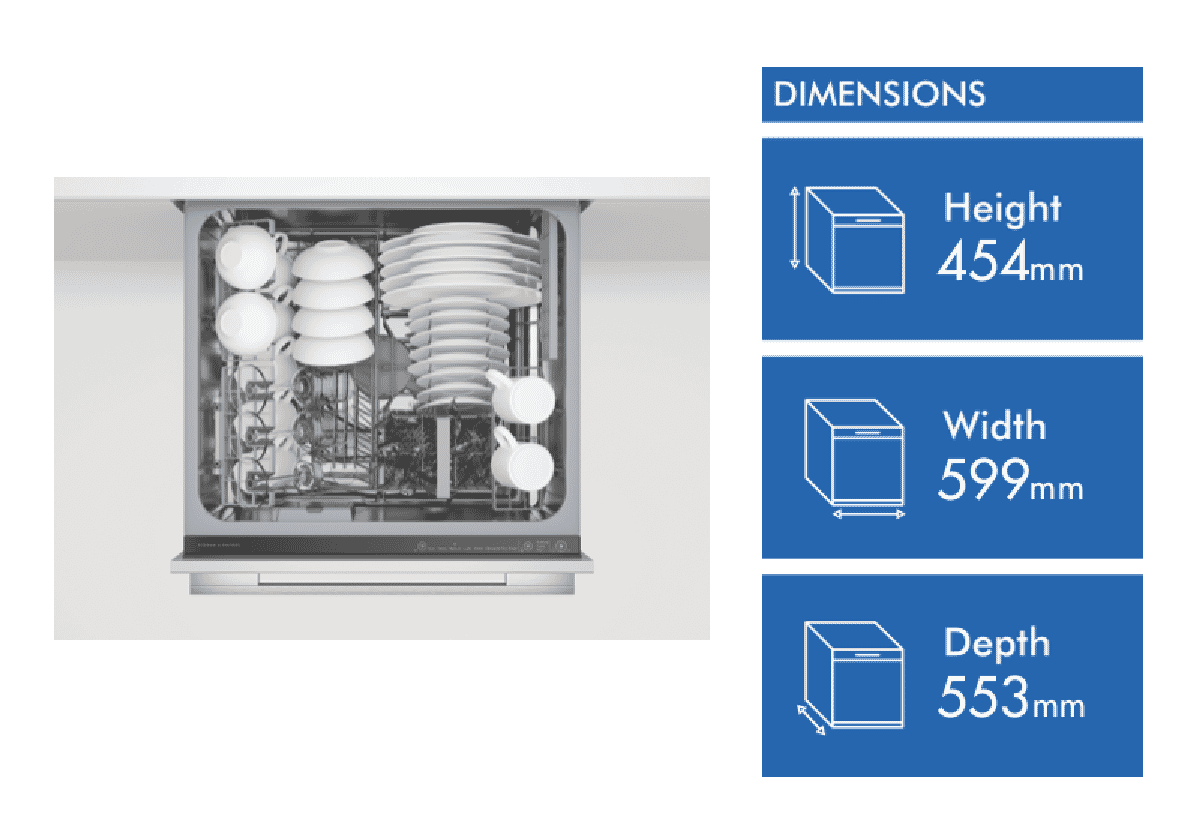 Fisher & Paykel Integrated Single DishDrawer Tall DD60STX6I1