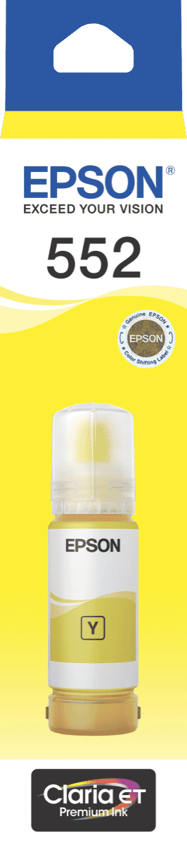 Epson T552 Yellow EcoTank Ink Bottle T06W392