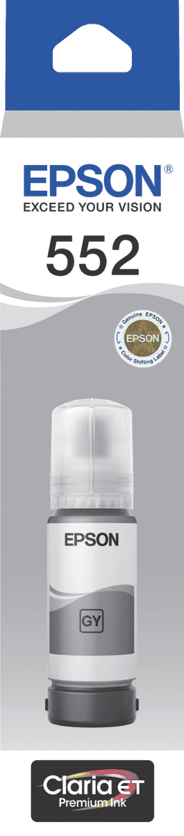 Epson T552 Grey EcoTank Ink Bottle T06W592