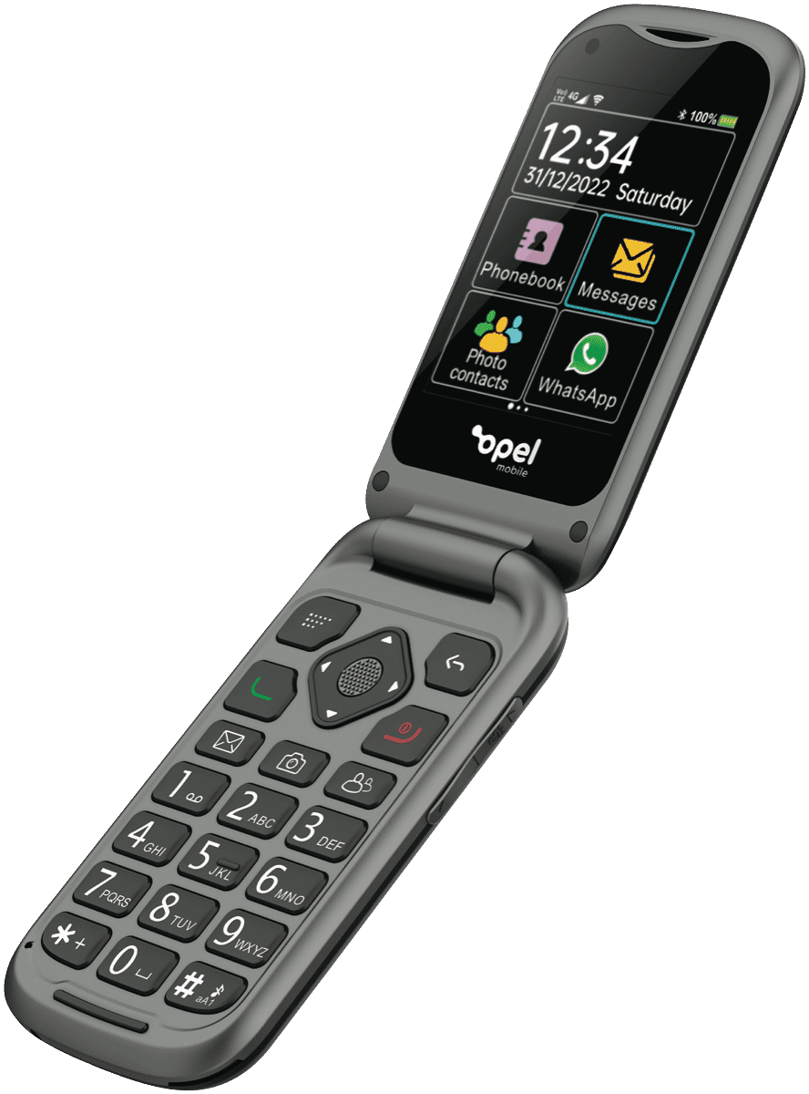 Opel 5473426 Mobile TouchFlip 4G Flip Phone at The Good Guys