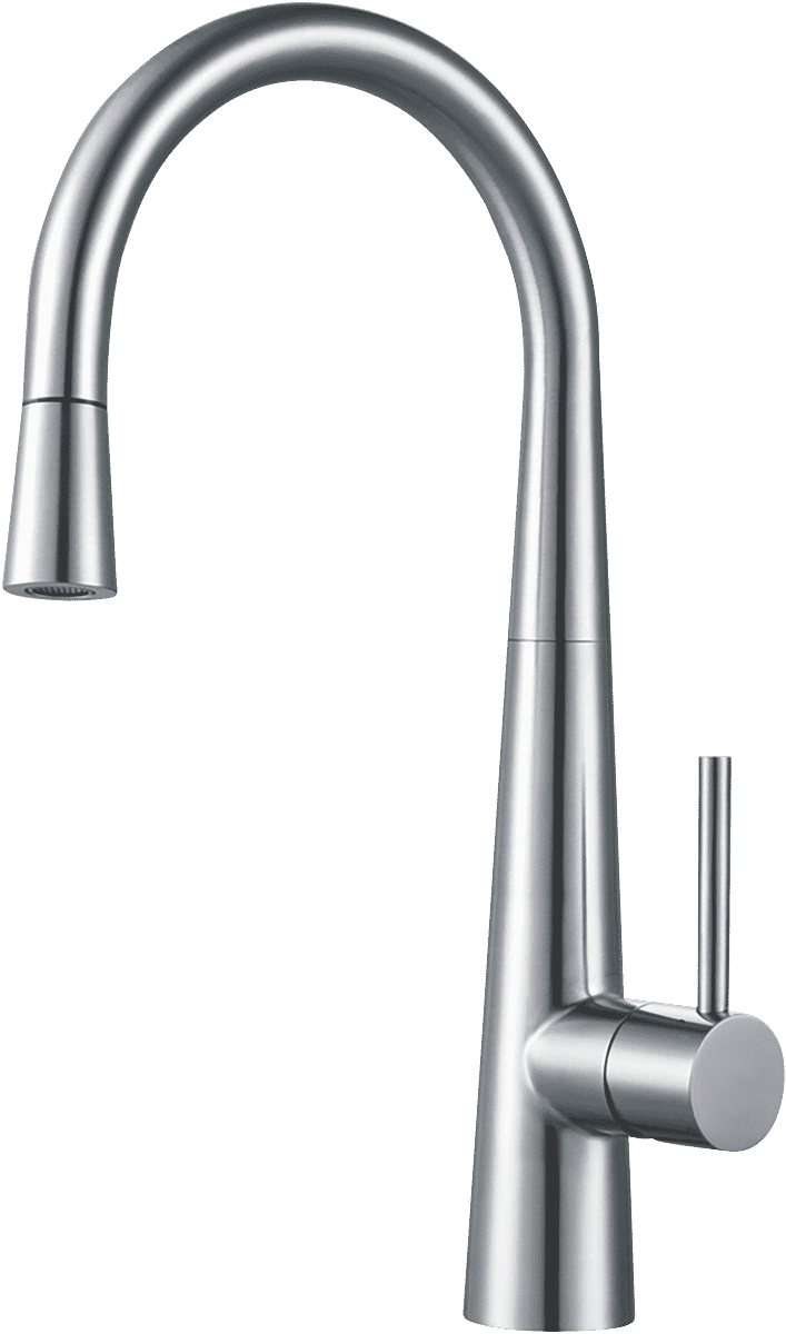Hafele Mixer Tap Brushed Stainless Steel Pullout Sprayer 566.68.080