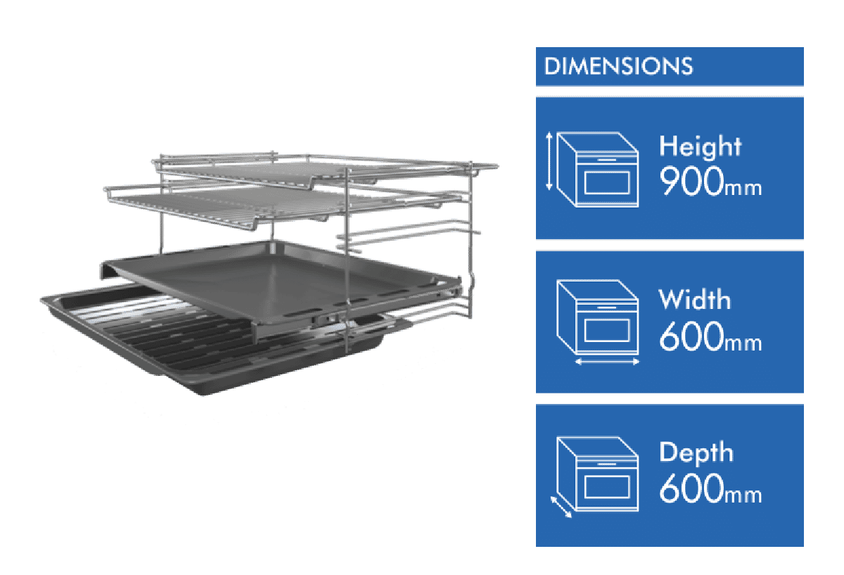 Bosch Series 6 Freestanding Induction Upright Cooker HLS79R351A